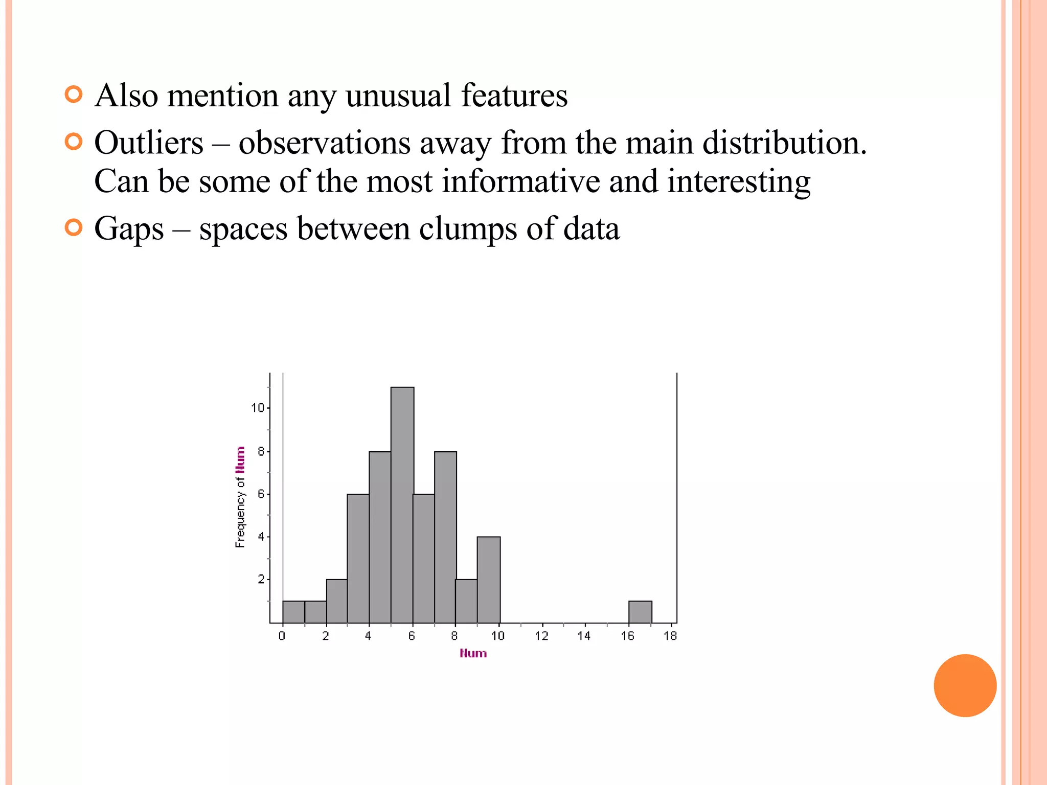 Describing Distributions | PPT