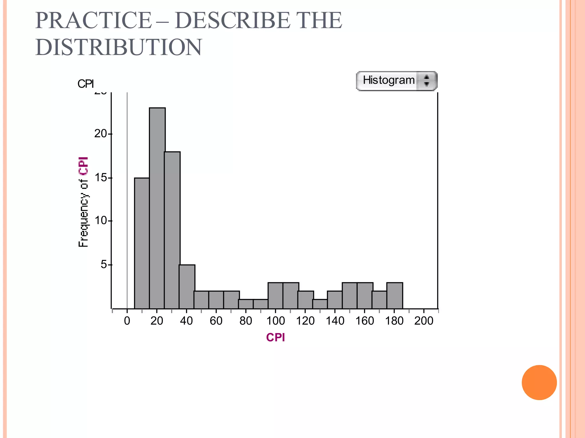 Describing Distributions | PPT