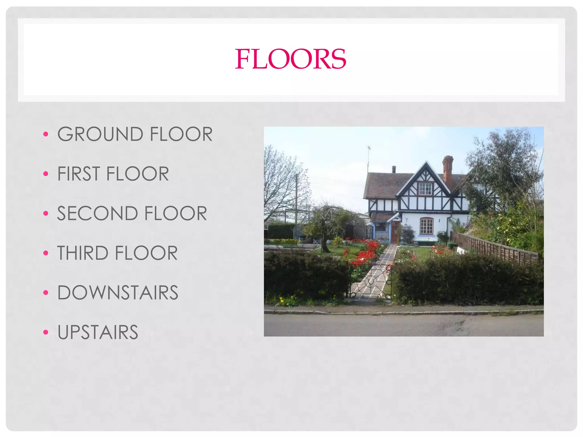 Describing houses | PPTX