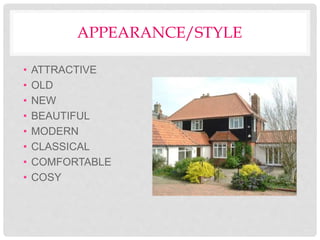 Describing houses | PPT