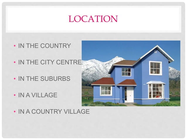 Describing houses | PPT