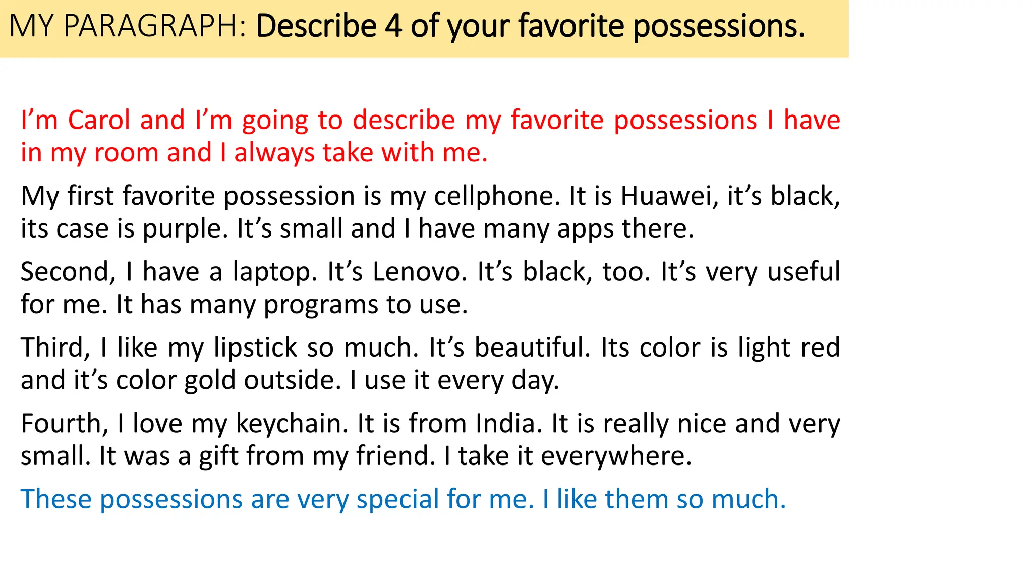 describing-my-favorite-possessions-writing-creative-writing-tasks ...