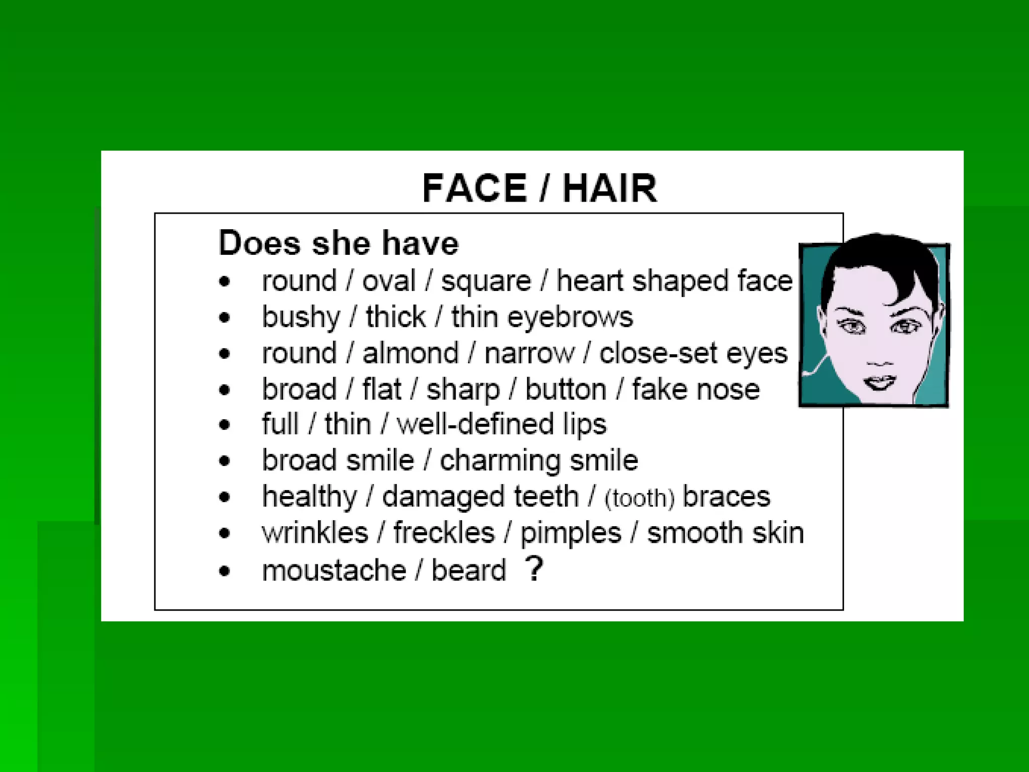 Describing people | PPT