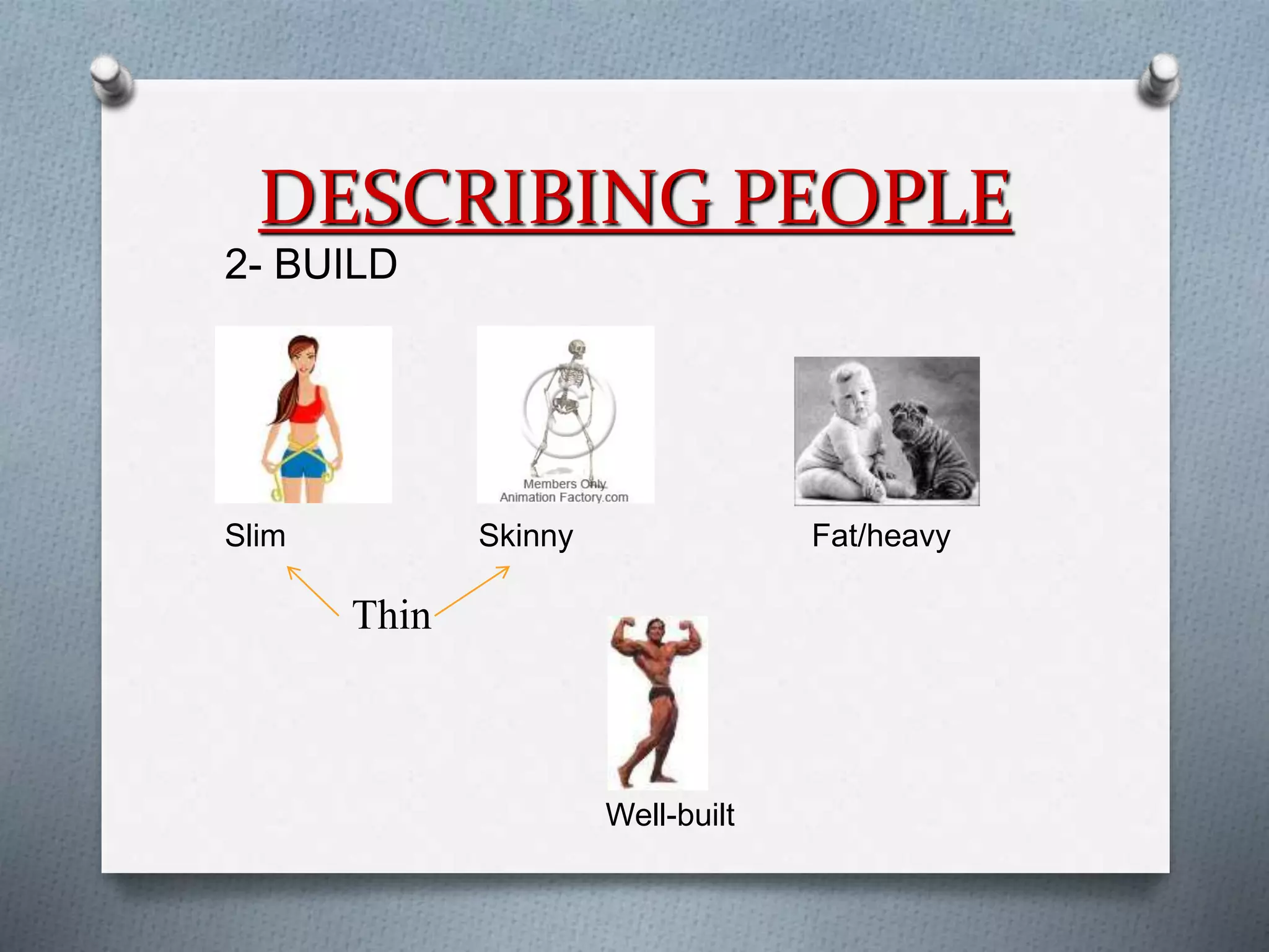 Describing people | PPT