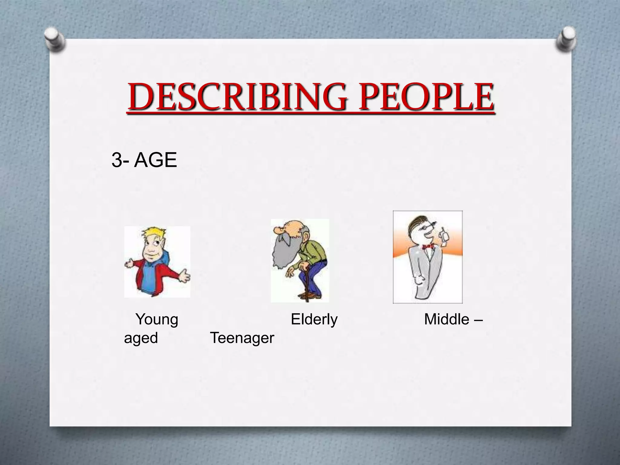 Describing people | PPT