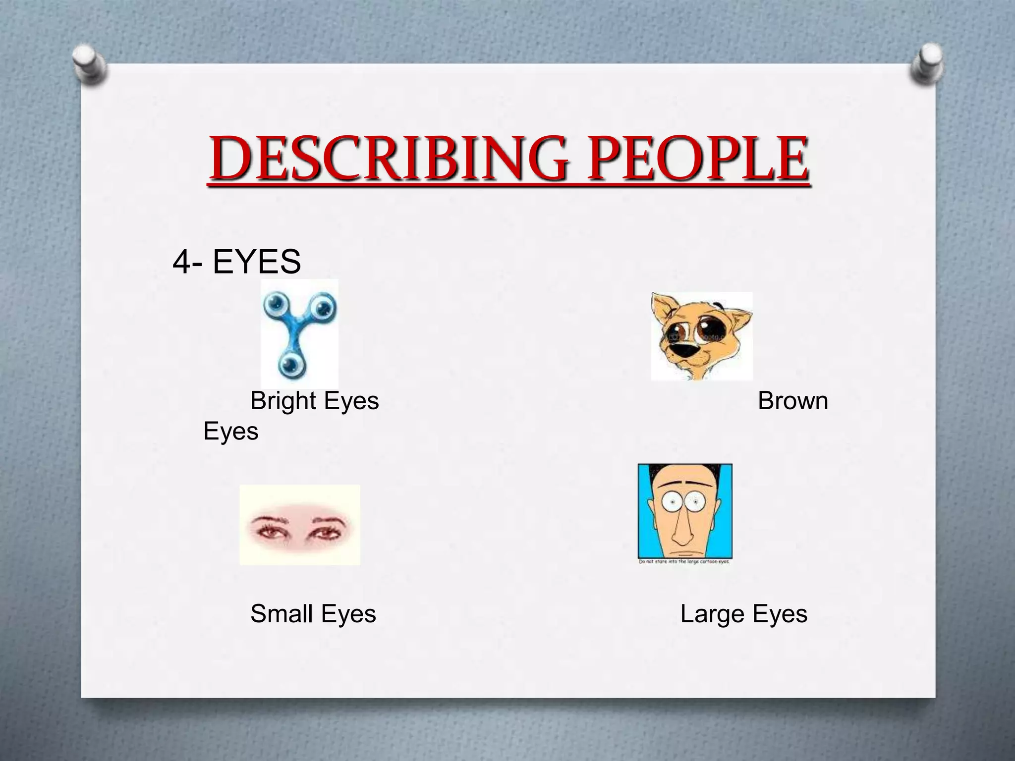 Describing people | PPT