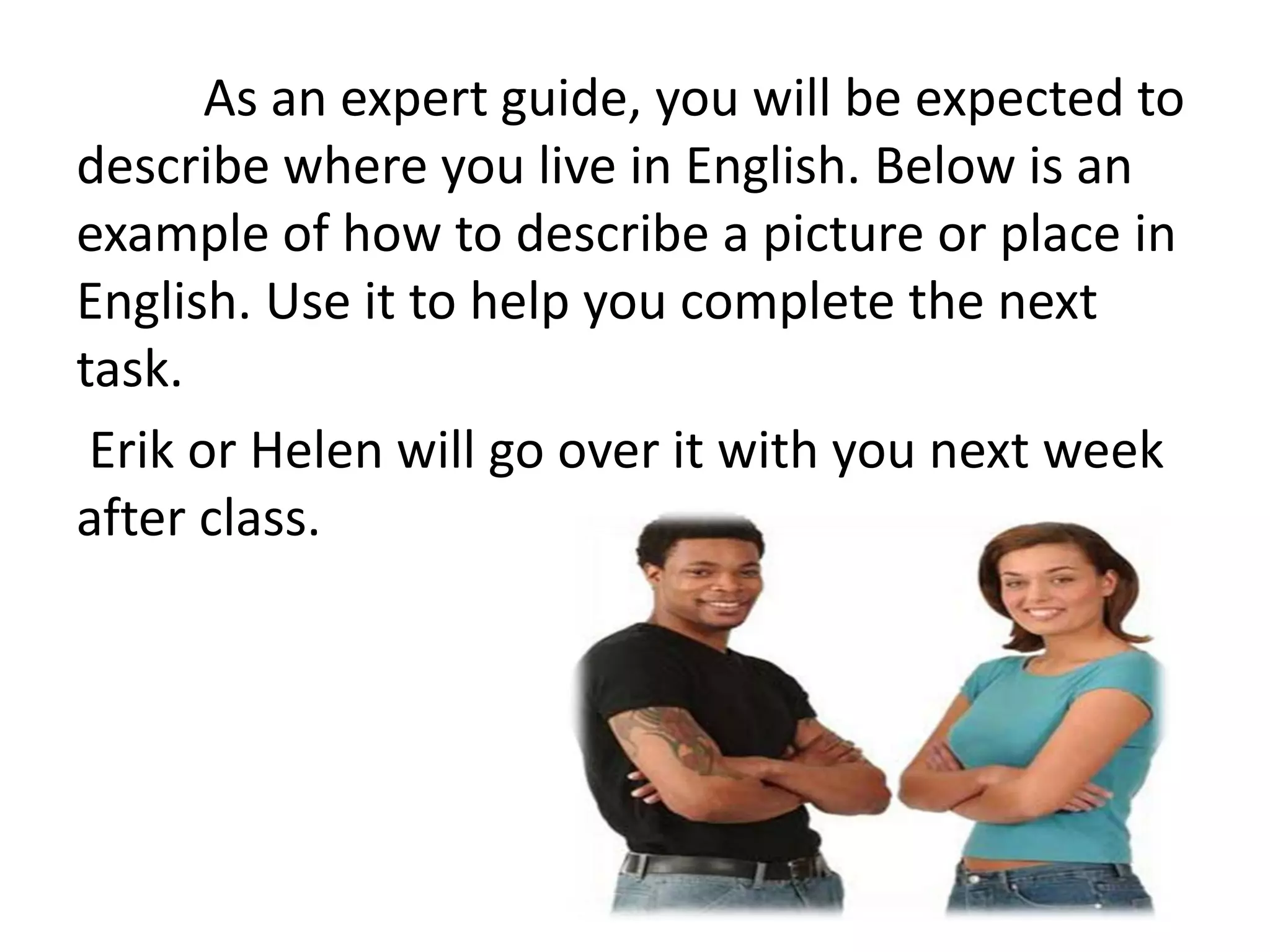 Describing a city L2 | PPT