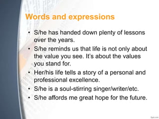 Writing an effective essay or speech about an outstanding or a famous ...