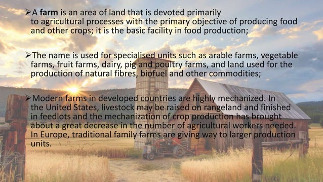 Describing a farm | PPTX