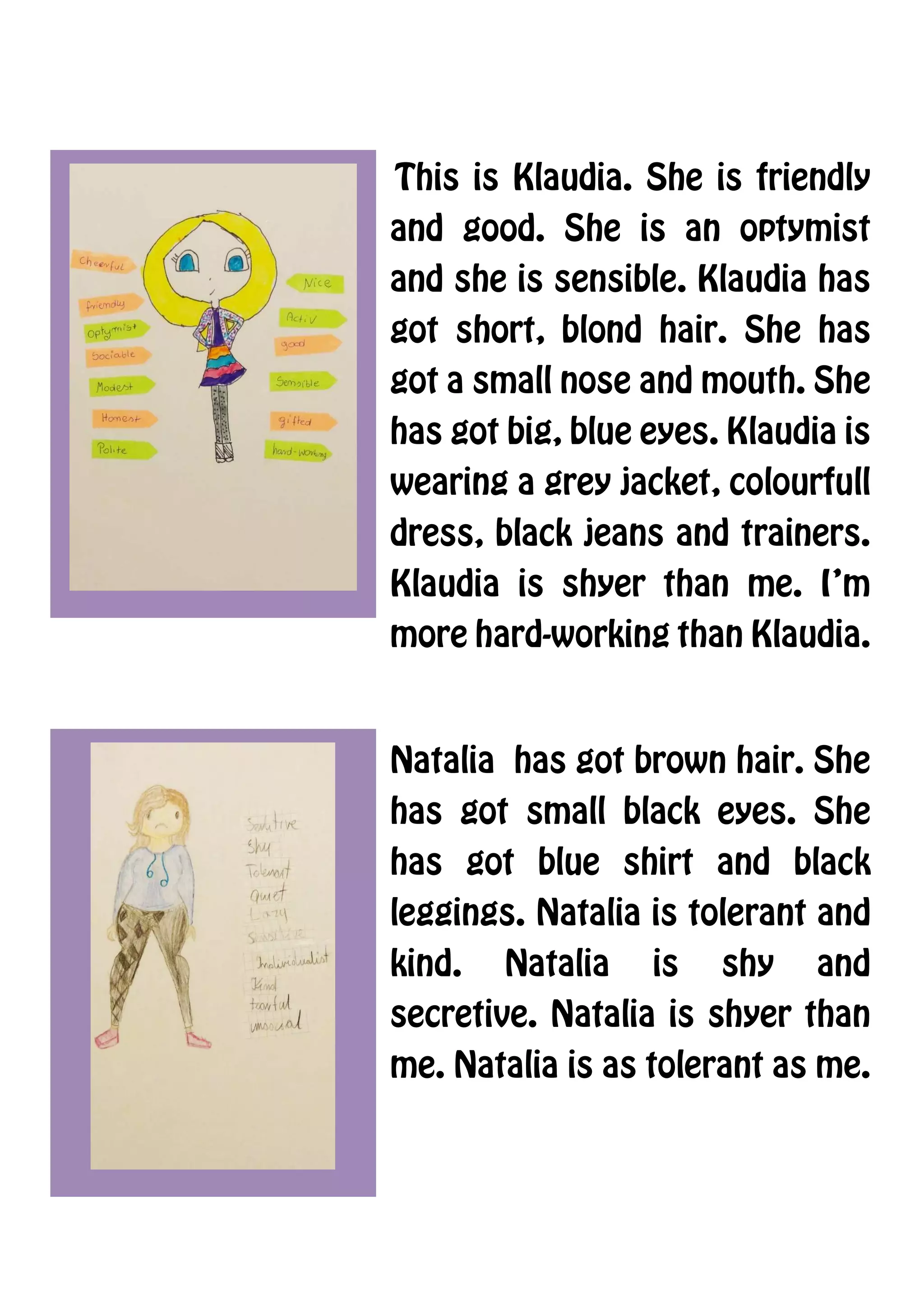 Describing a friend | PDF