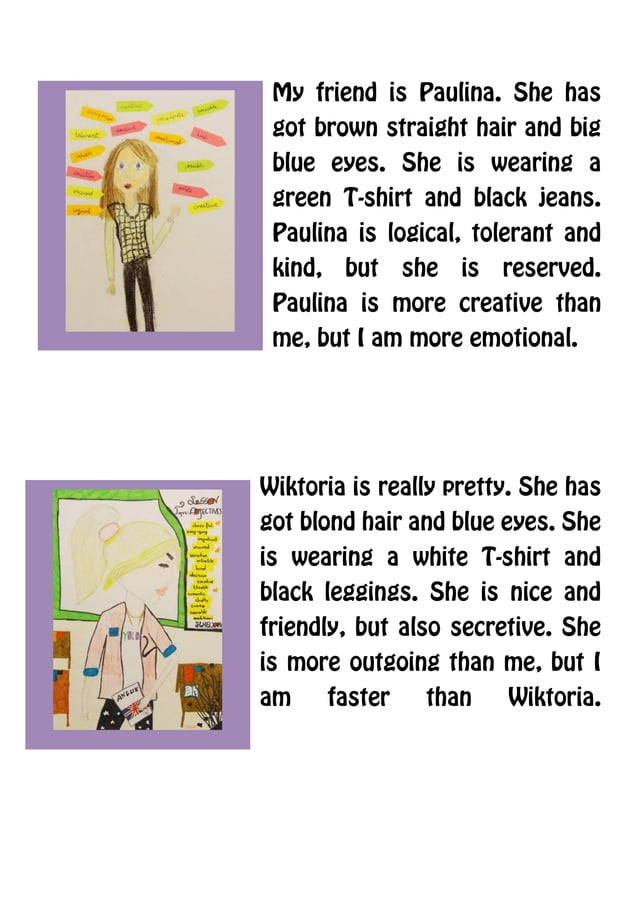 Describing a friend | PDF