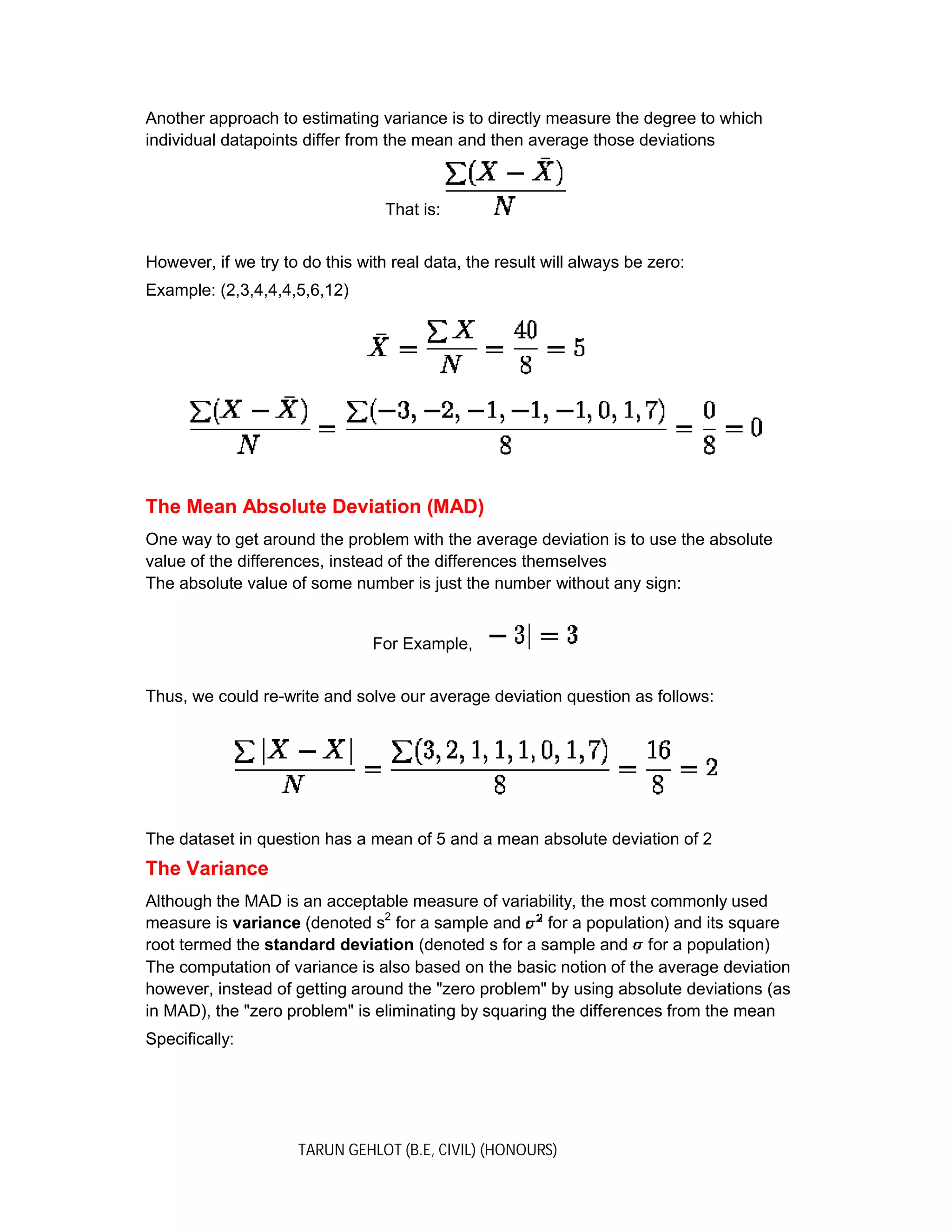 Describing and exploring data | PDF