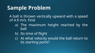 Describing and Graphing Motion for Physical Science | PPTX