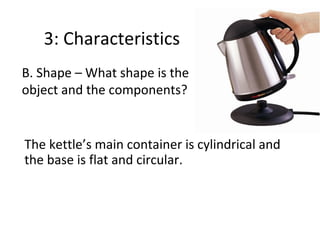 Describing anobject kettle | PPT