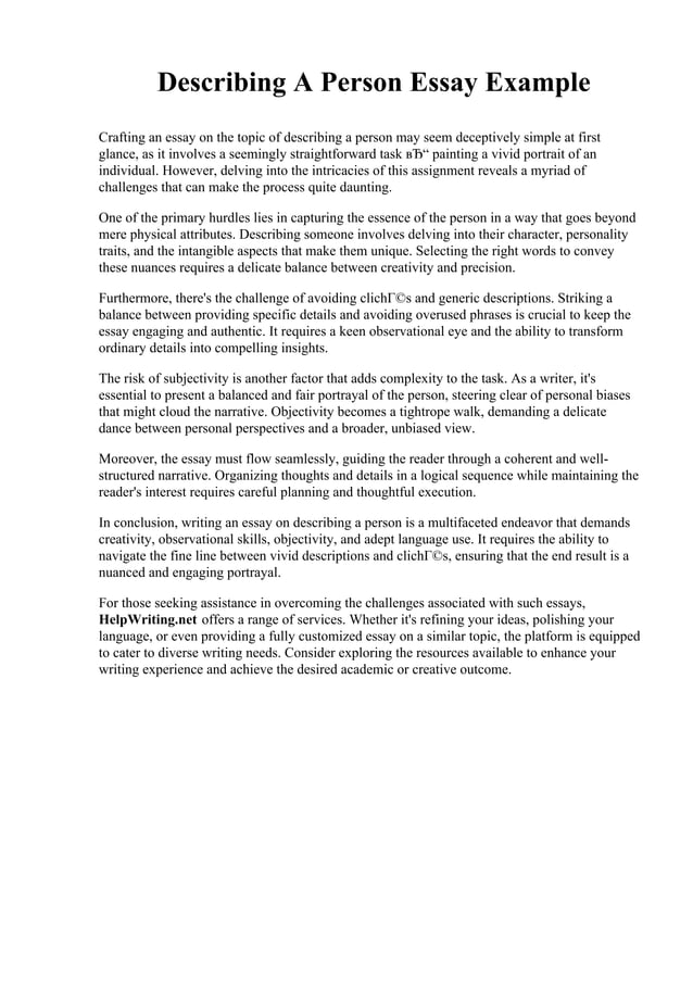 Describing A Person Essay Example.pdf