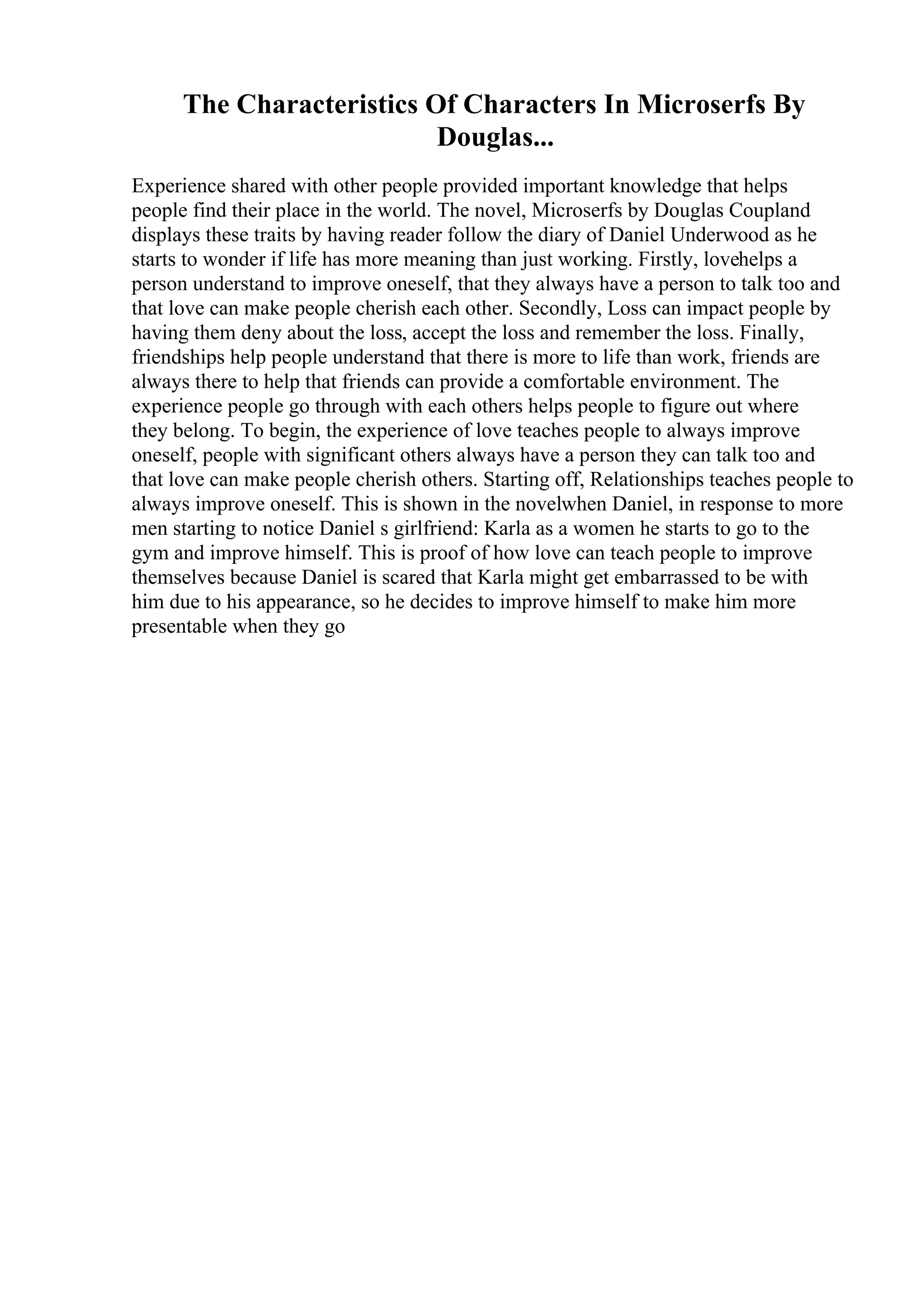 Describing A Person Essay Example. How To Write A Descriptive Essay ...