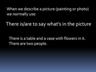 Describing a photo or picture | PPSX