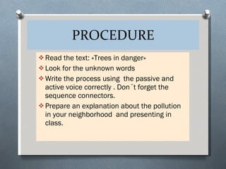 Describing a process | PPT