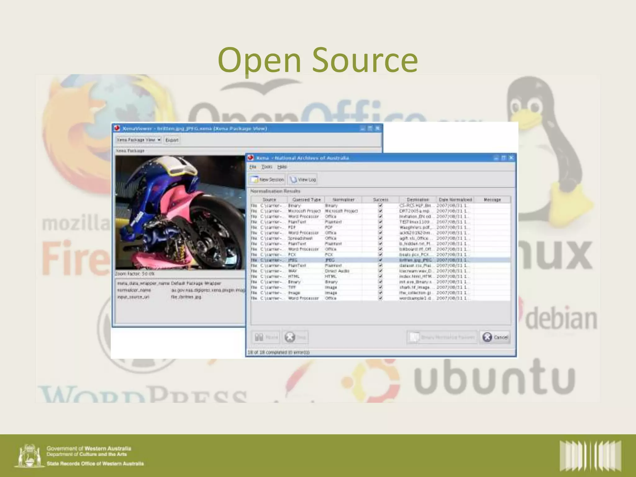 ‘Describing archives in context: open source and the SROWA | PPT