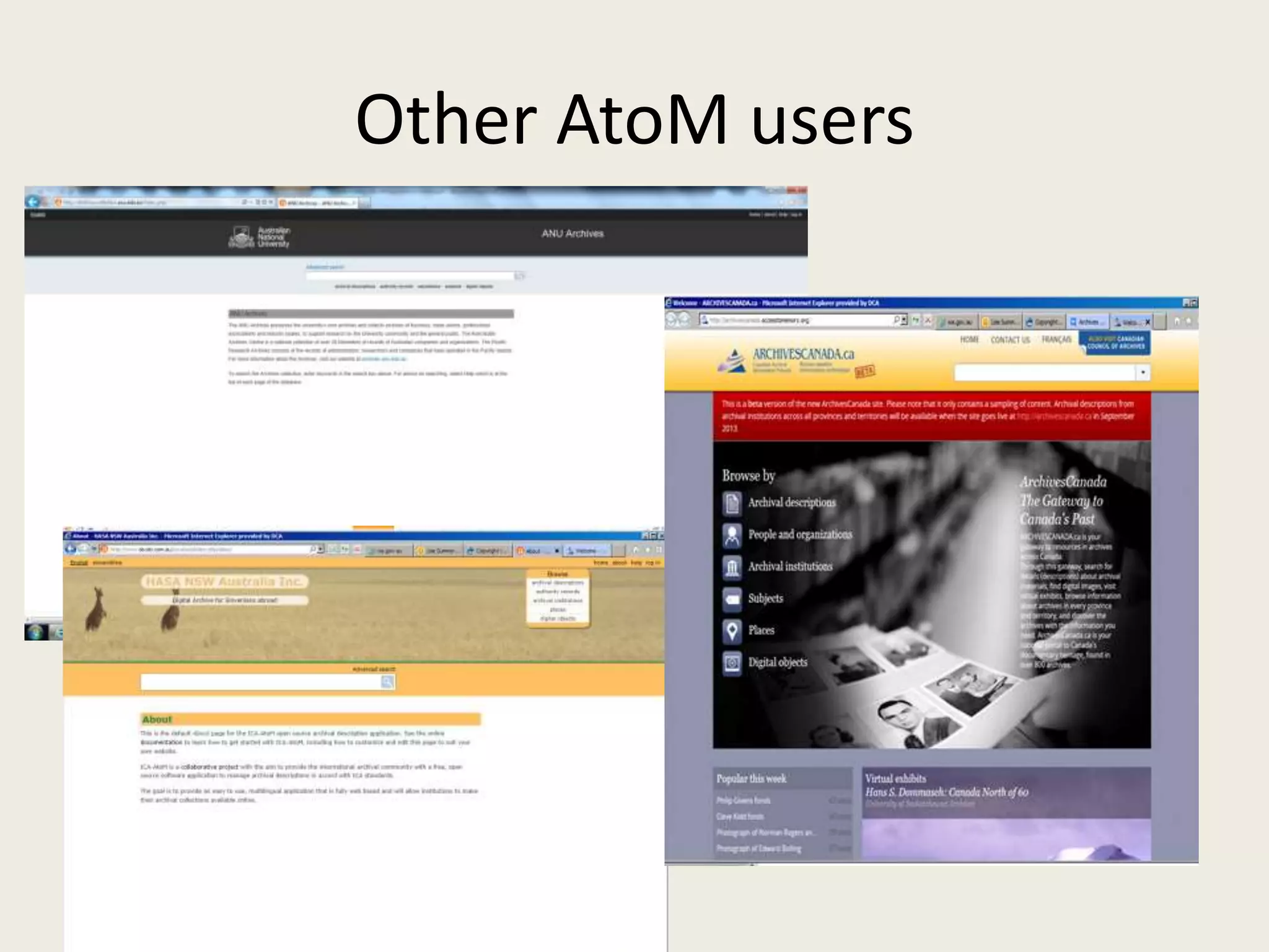‘Describing archives in context: open source and the SROWA | PPT