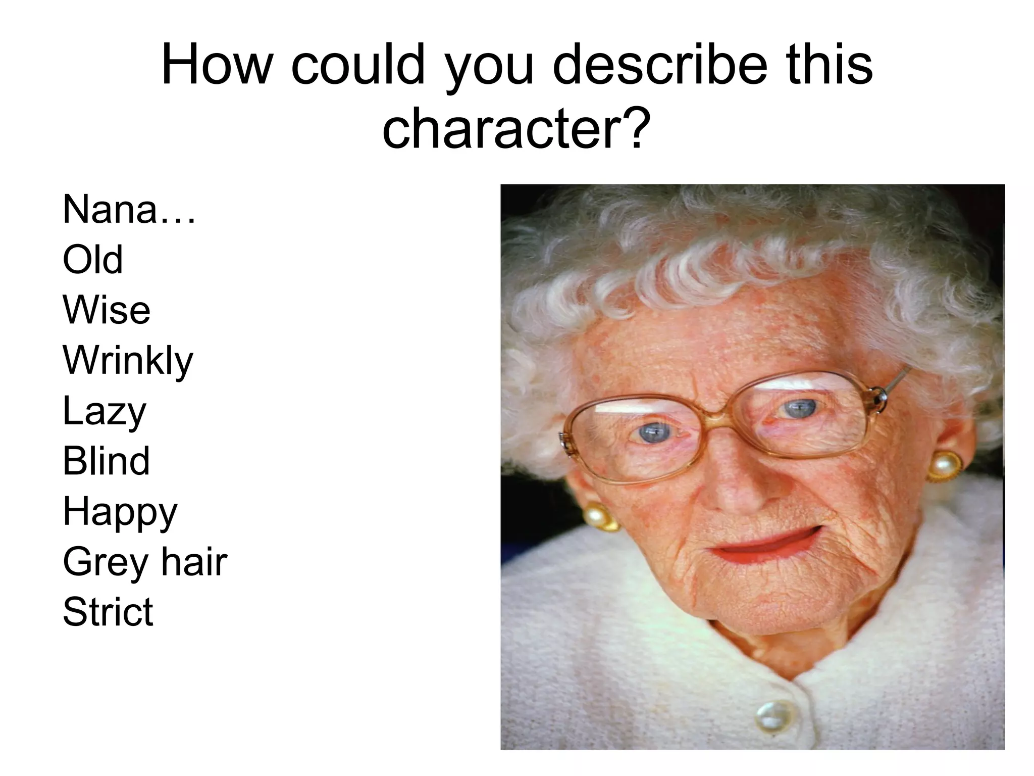 Describing characters using similes | PPT