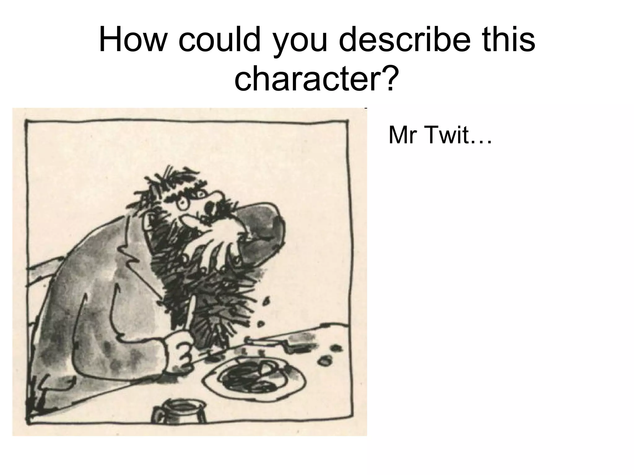 Describing characters using similes | PPT