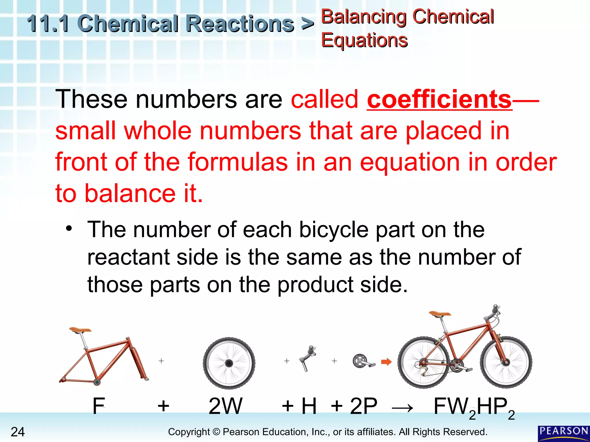 Describing chemical reactions | PPT
