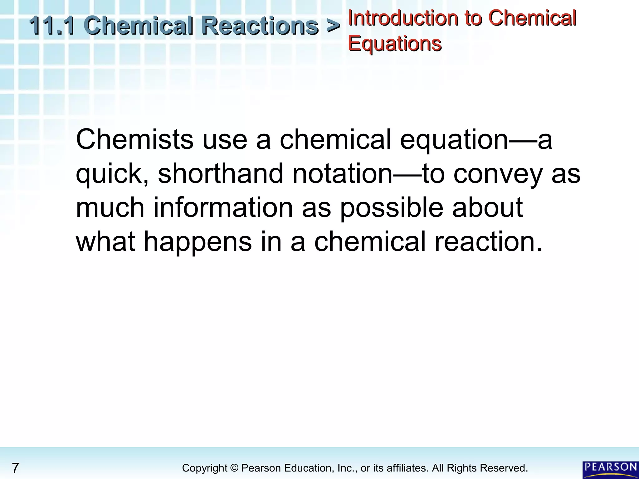Describing chemical reactions | PPT