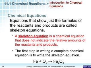 Describing chemical reactions | PPT