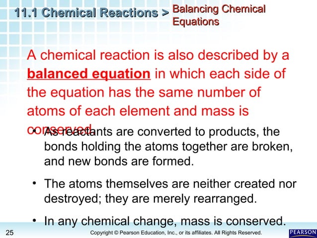Describing chemical reactions | PPT