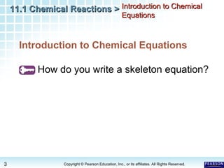 Describing chemical reactions | PPT