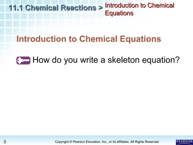 Describing chemical reactions | PPT