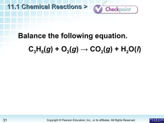Describing chemical reactions | PPT
