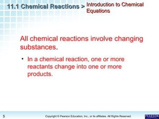 Describing chemical reactions | PPT