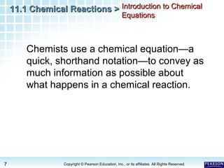 Describing chemical reactions | PPT