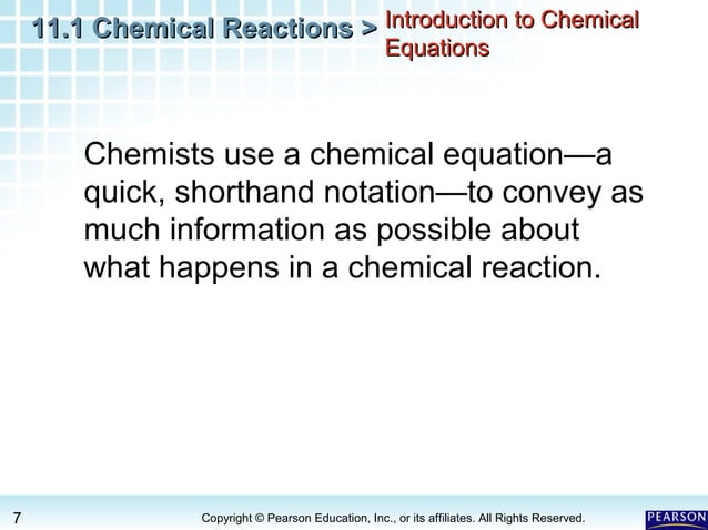 Describing chemical reactions | PPT