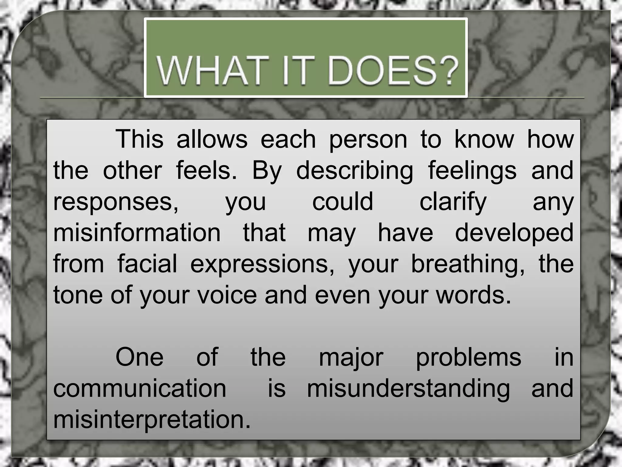 Describing Feelings | PPTX