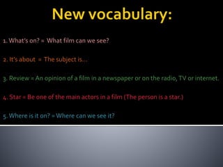 Describing films | PPTX