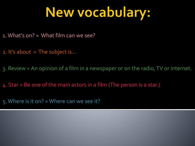 Describing films | PPT