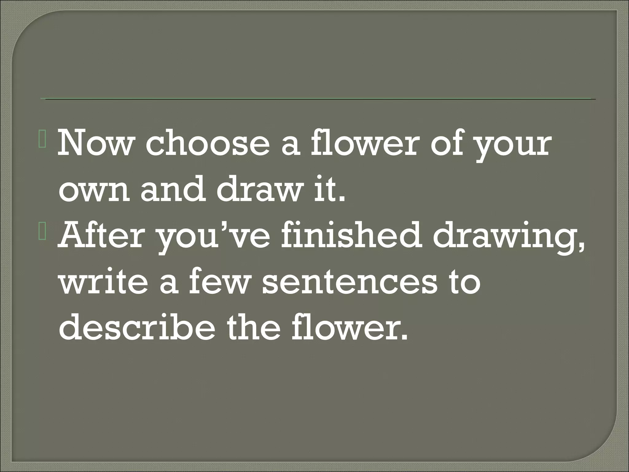 Describing flowers | PPT