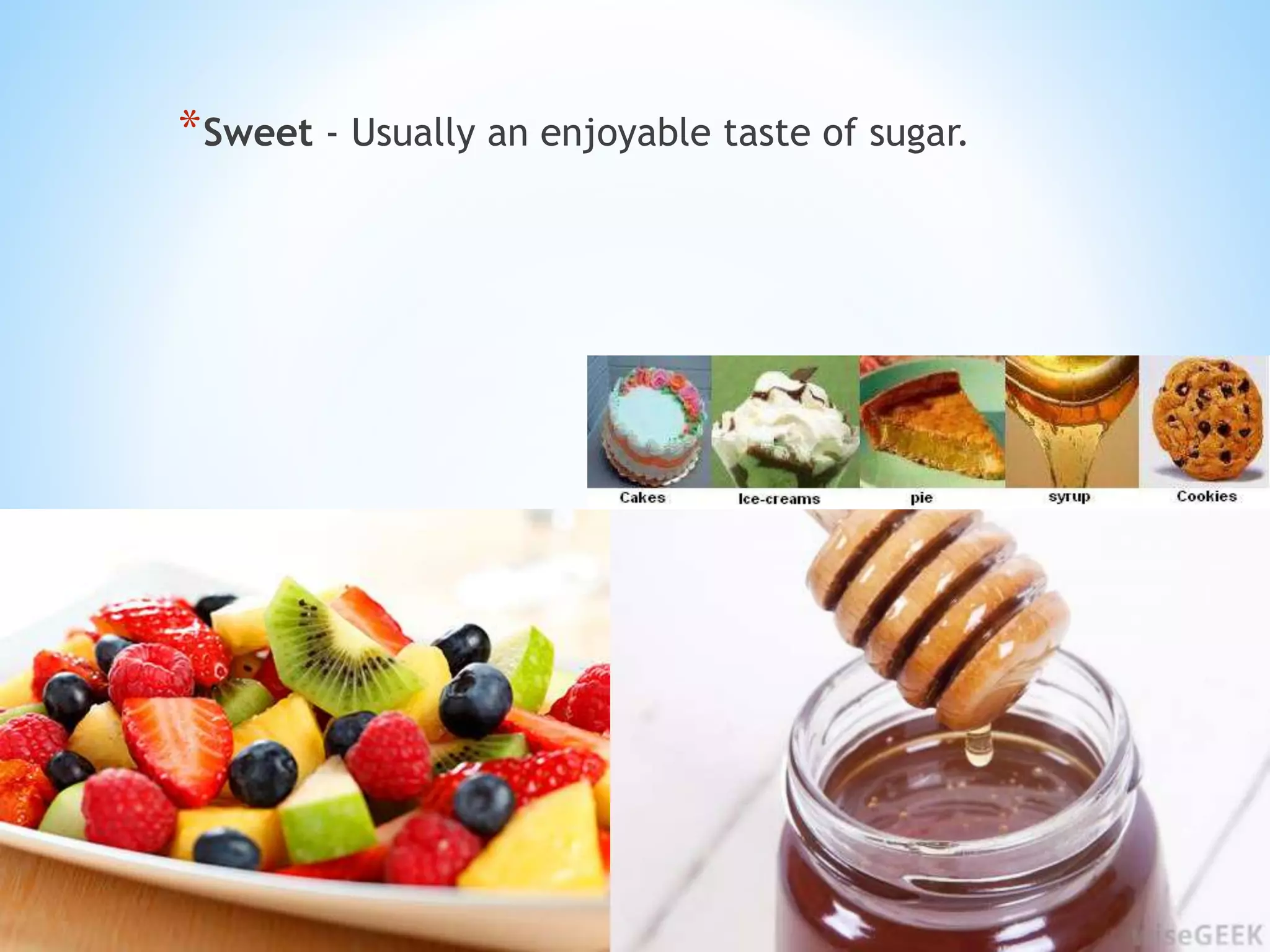 Adjectives for Describing Food | PPTX