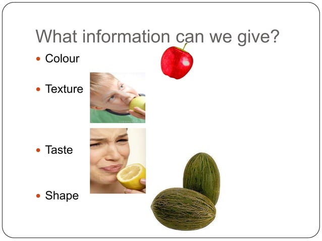 Describing foods | PPTX