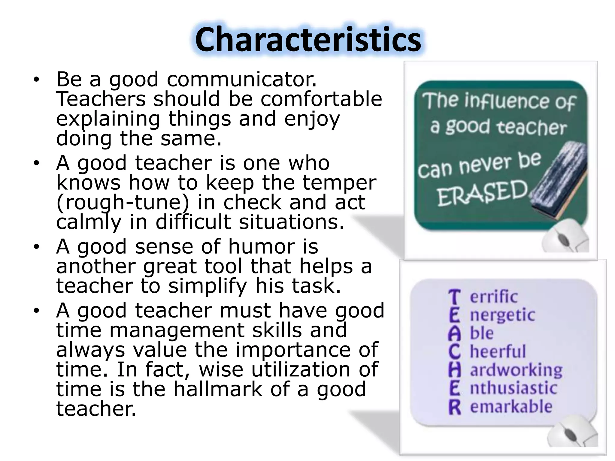 UTPL Describing good teachers | PPTX