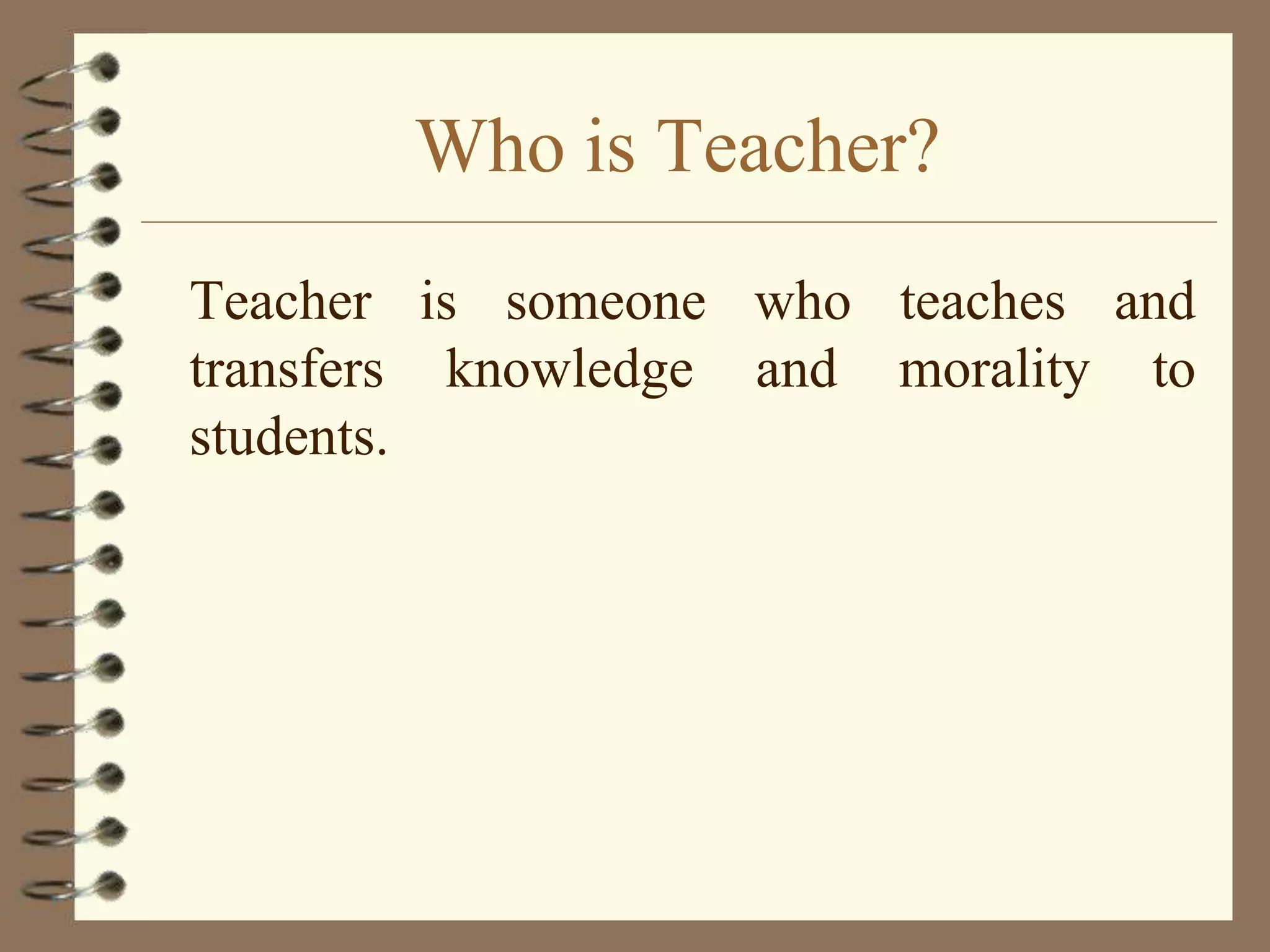 Describing good teachers | PPTX