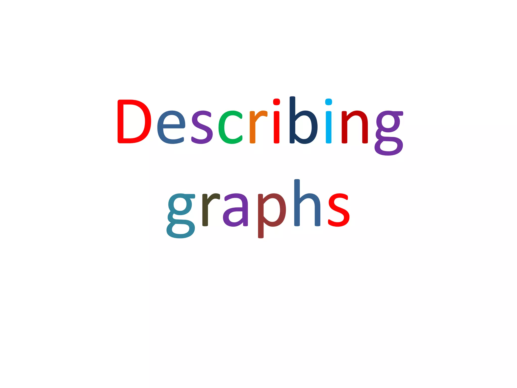 Describing graphs | PPT