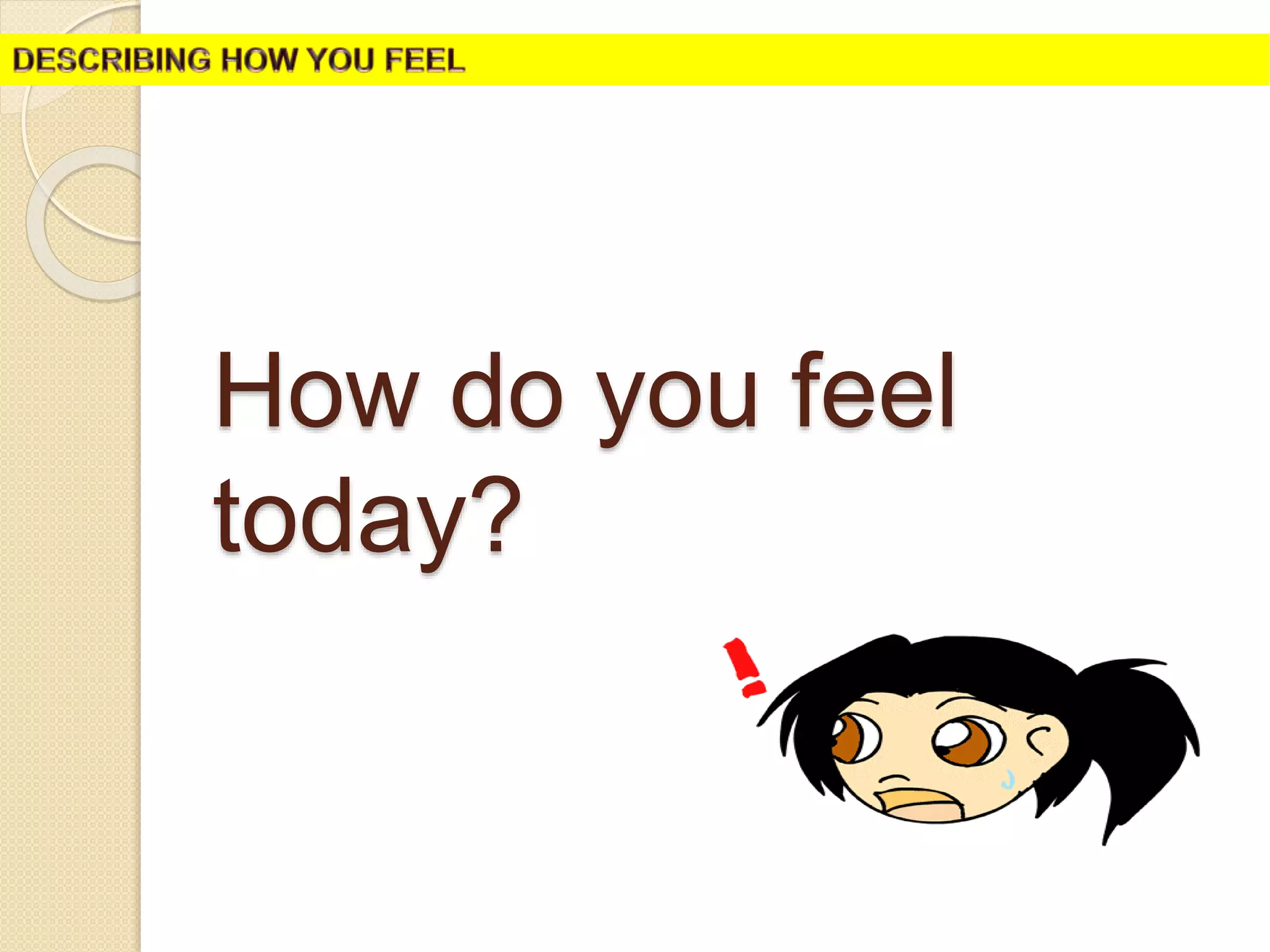 Describing how you feel | PPT