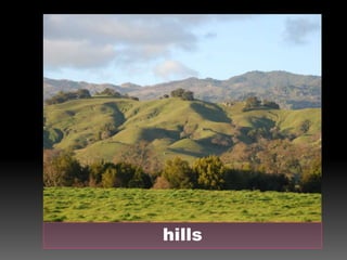 Describing landscapes- Elementary Vocabulary Practice | PPTX