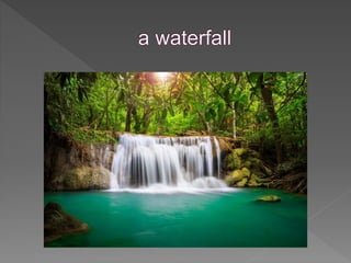 Describing landscapes- Elementary Vocabulary Practice | PPTX