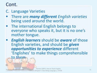 Describing Language | PPTX