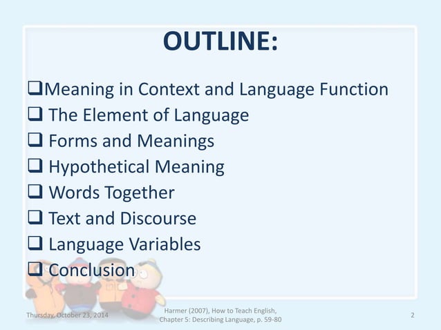 Describing Language | PPTX